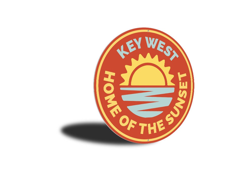 Key West Sunset Sign Home of Sunset Sign Sunset Decor Key - Etsy