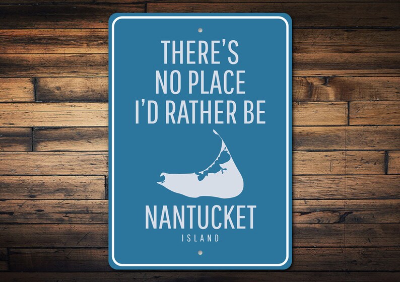 Nantucket Island Sign Nantucket Lover Decor Nantucket Decor | Etsy