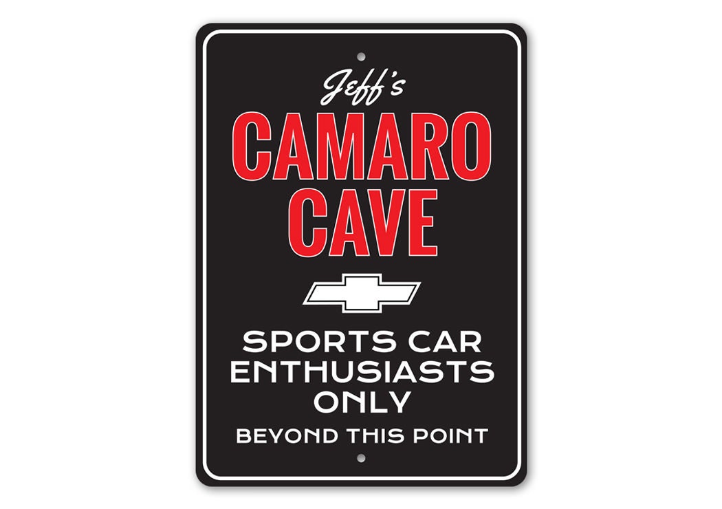 Camaro Cave Camaro Decor Classic Camaro Sign Camaro Garage - Etsy