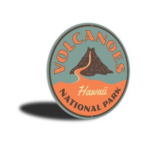 Volcanoes National Park, Volcanoes Park Sign, Volcanoe Decor, Island ...