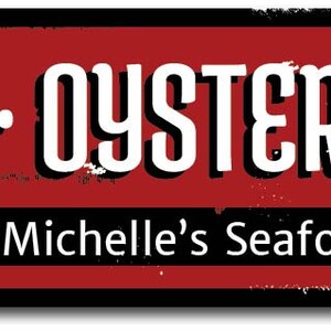 Seafood Shack Sign, Lobsters Oysters Clams Sign, Personalized Kitchen ...