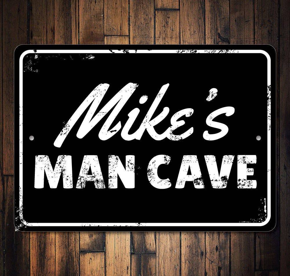 Man Cave Decor, Man Cave Sign, Man Cave Gift, Father's Day Gift, Man ...