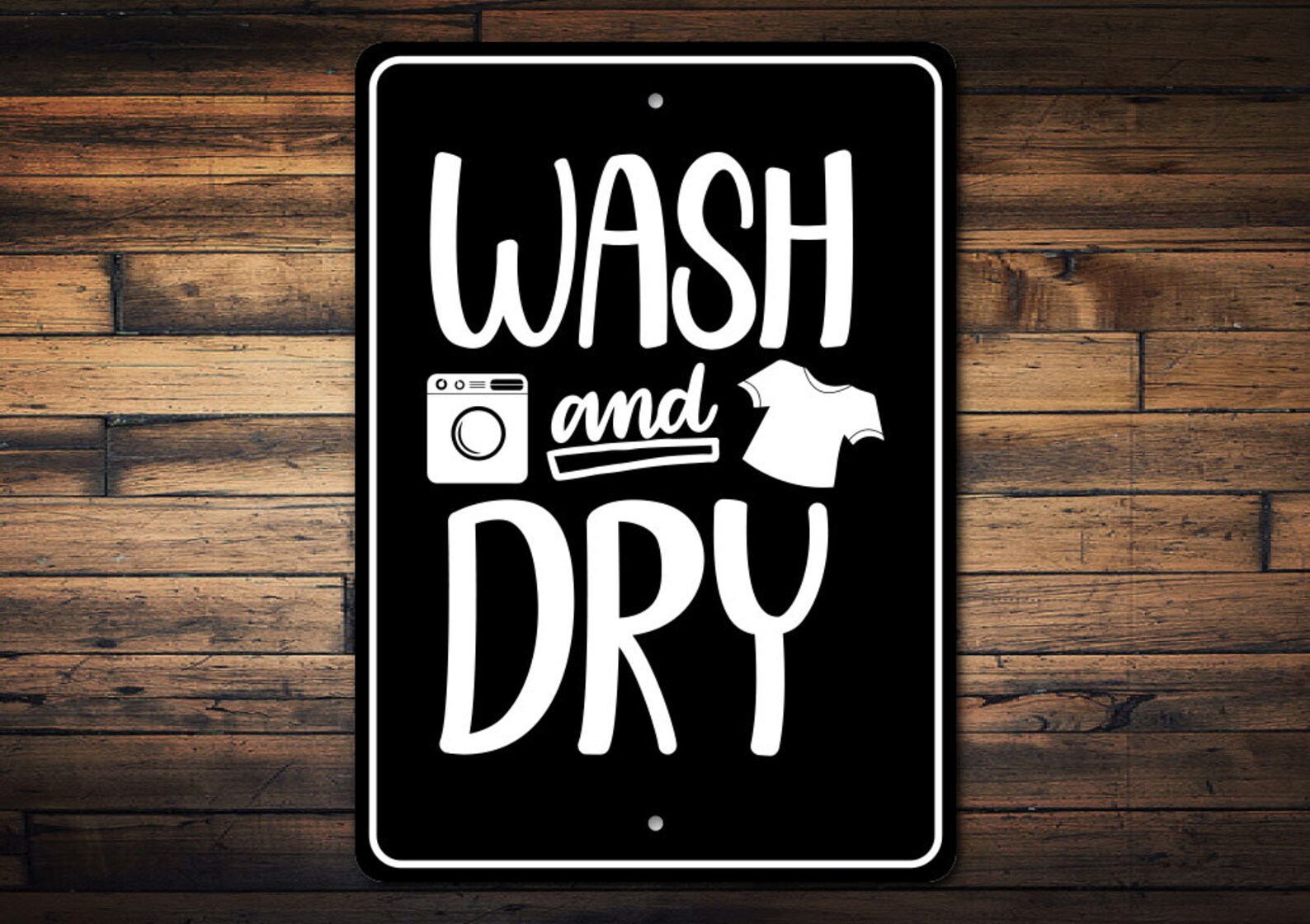 Wash and Dry Sign Cute Laundry Sign Laundry List Funny - Etsy