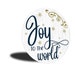 Joy to the World Round Christmas Sign Door Hanger Christmas - Etsy