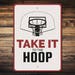 Hoop Sign Basketball Hoop Sign Basketball Phrase Sign - Etsy