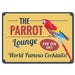 Parrot Lounge Sign, Parrot Lover Gift, Parrot Owner Sign, Parrot Decor ...