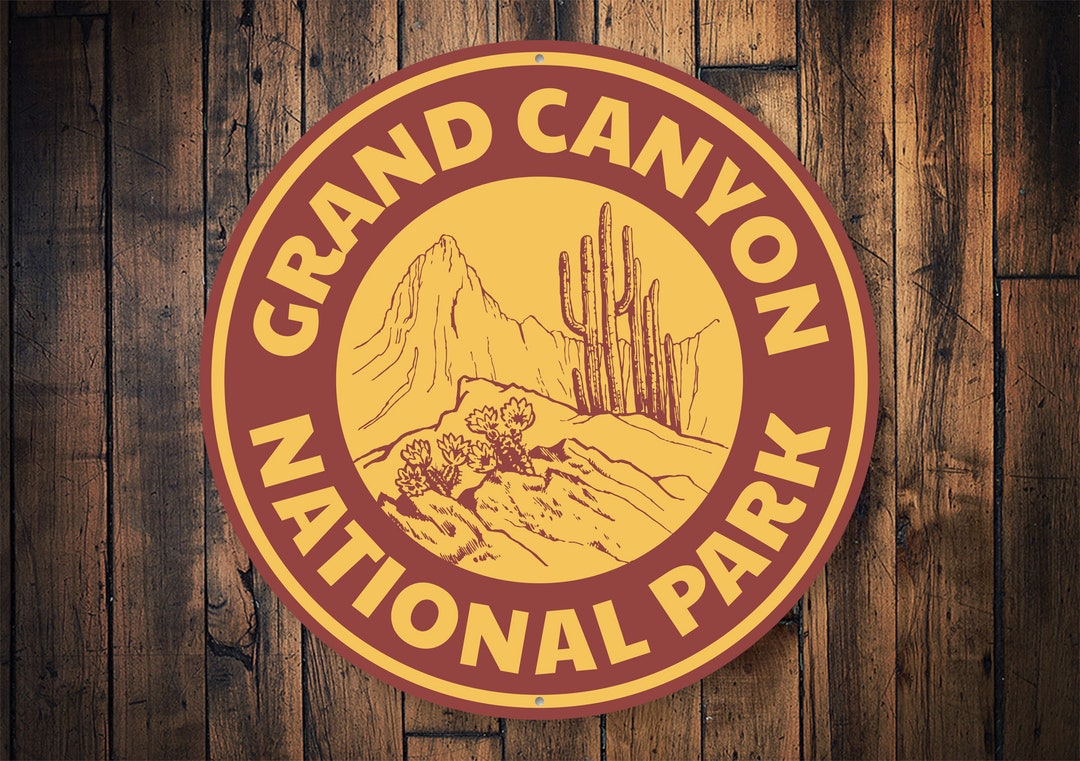 Grand Canyon Sign, Grand Canyon Traveler, Traveling Decor, Canyon Sign ...