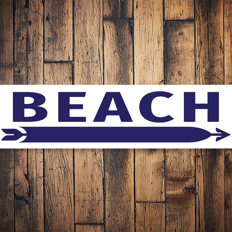Beach Arrow Sign - Etsy