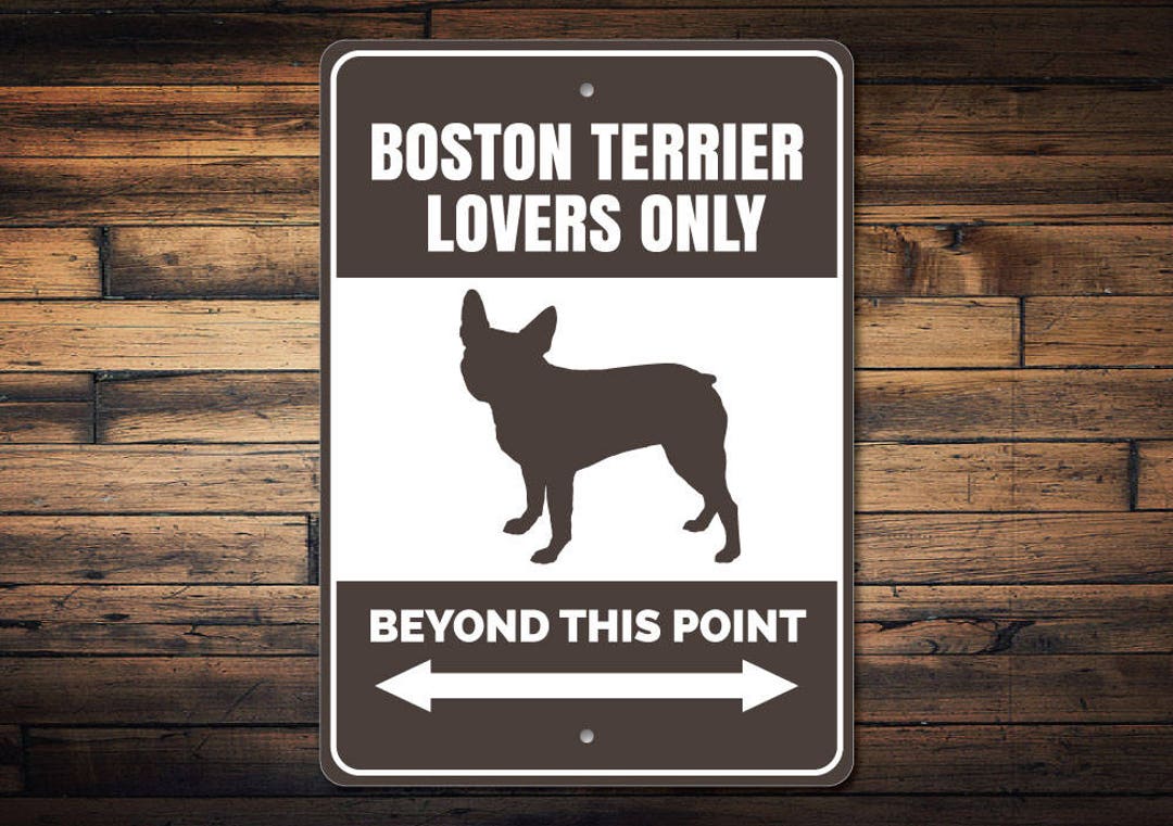 Boston Terrier Sign, Boston Terrier Gift, Boston Terrier Decor, Boston ...