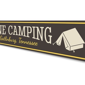 Gone Camping Sign, Campers Retreat Sign, Family Camping Decor, Camping ...