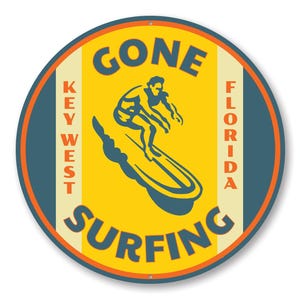 Gone Surfing Sign, Surf Store Owner, Surf Store Sign, Surf Store ...