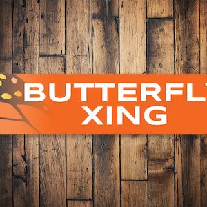 Butterfly Sign Butterfly Xing Butterfly Decor Zoo Signs - Etsy