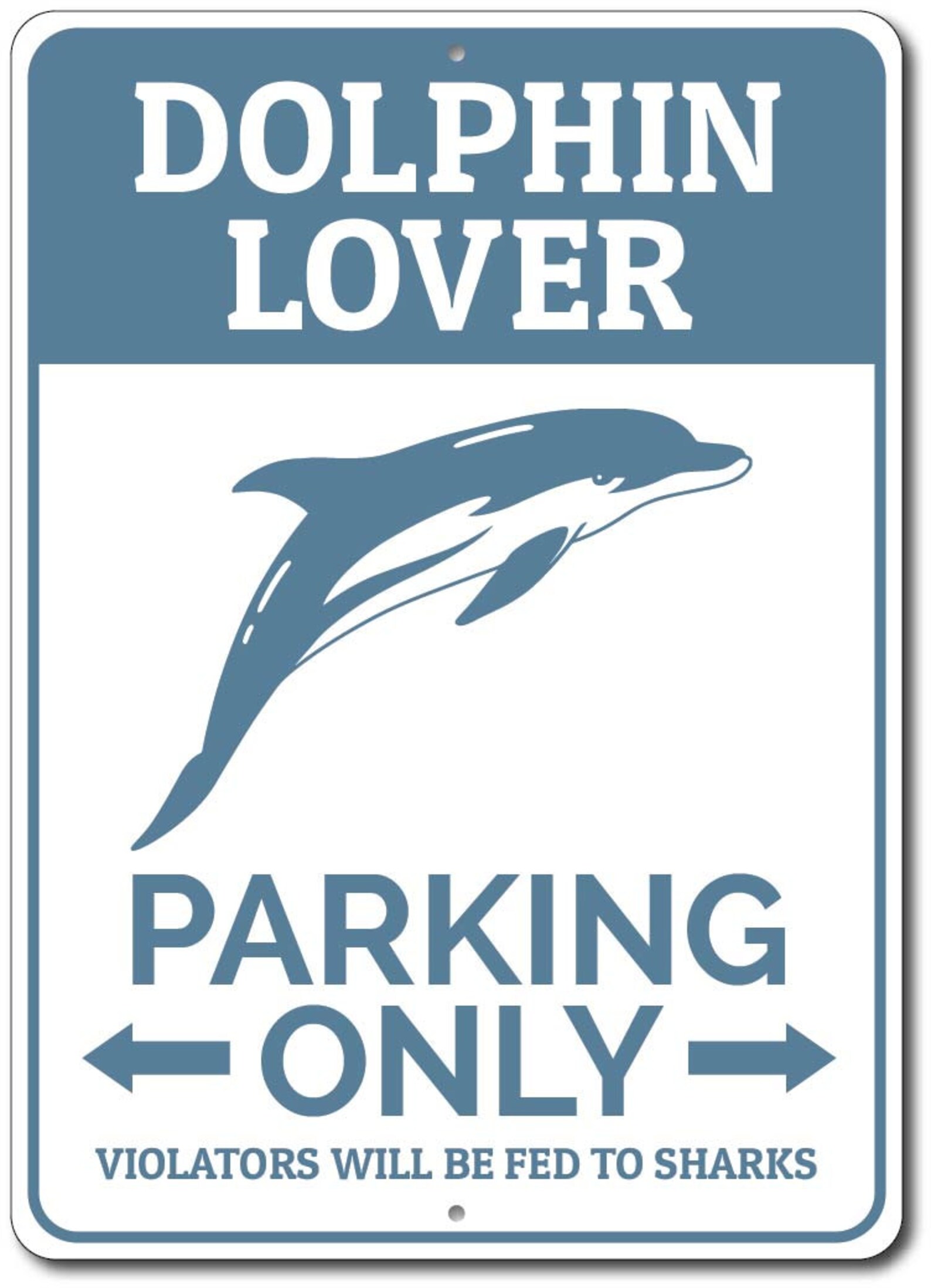 Dolphin Lover Parking Sign Dolphin Sign Gift for Dolphin | Etsy