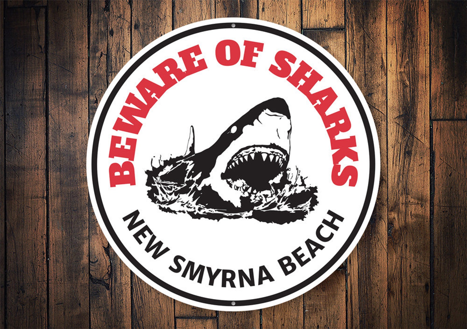 Beware of Shark Sign Shark Warning Shark Warn Sign Shark - Etsy