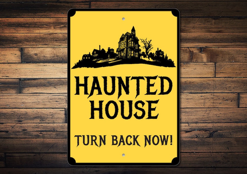 Haunted House Sign Haunted House Decor Haunted House Gift - Etsy