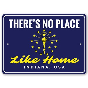 Indianapolis Signs, Metal Indiana Sign, Indy Decor, Indiana Gift Decor ...