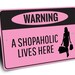 Shopaholic House Sign, Shop Addiction, Warning Shop Sign, Shop Sign ...