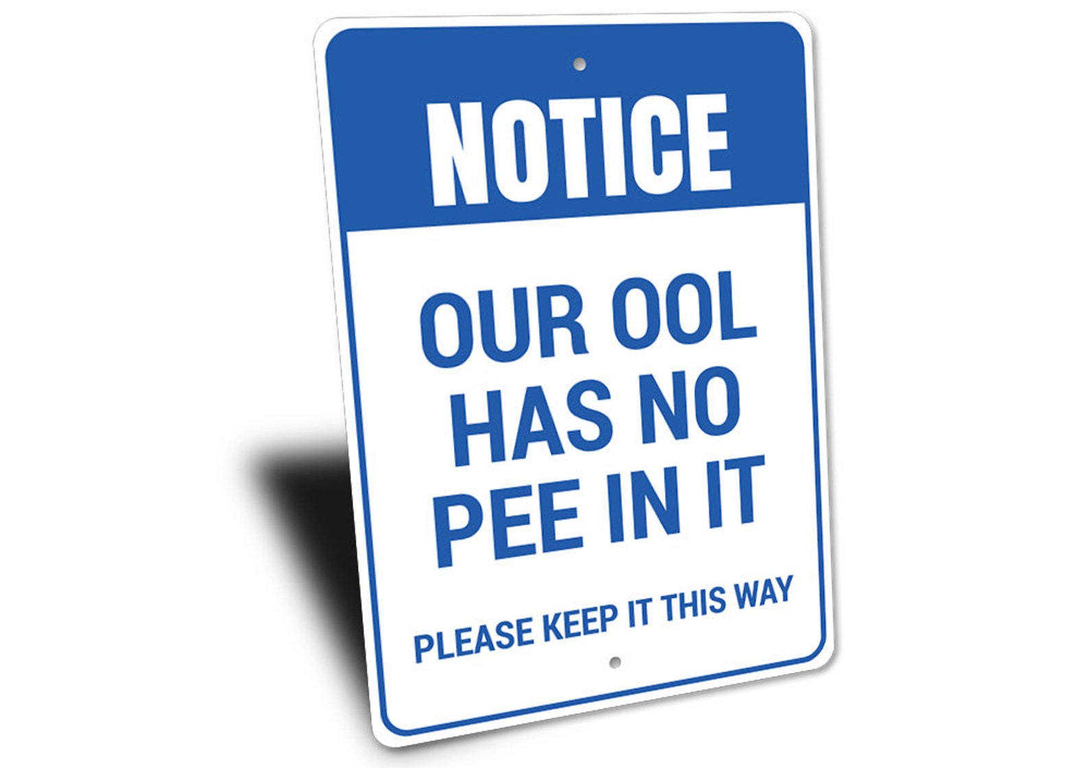 Notice Pool Sign Dont Pee in Pool Do Not Pee Sign Please - Etsy