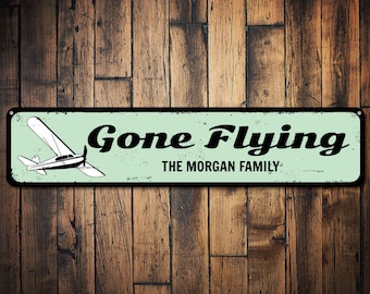Gone Flying Sign - Etsy