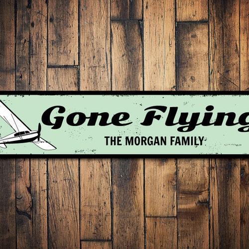 Pilot Parking Sign Airplane Gift Aviator Sign Gift for | Etsy