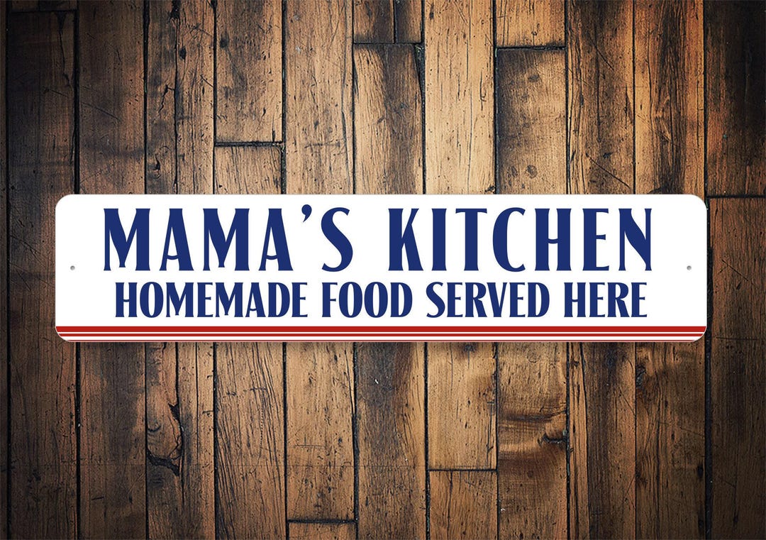 Custom Vintage Kitchen Sign, Old Fashion Kitchen, American Style ...