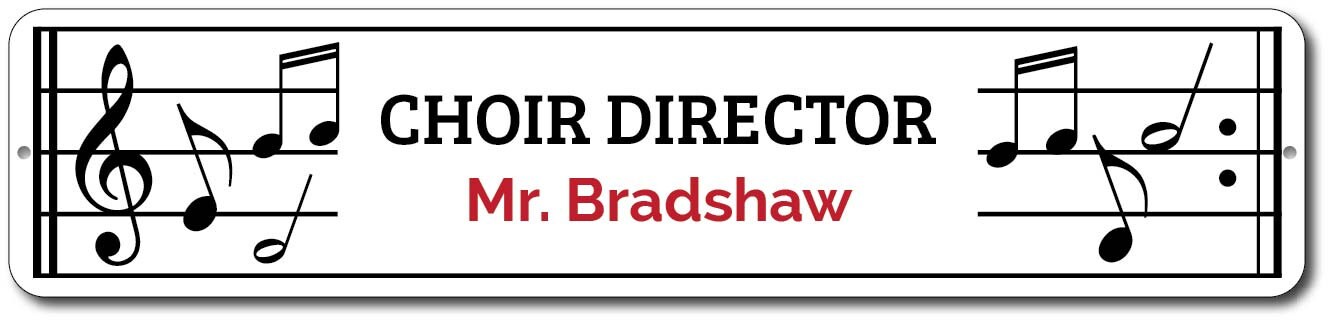 Choir Director Sign Gift for Teacher Music Lover Gift - Etsy