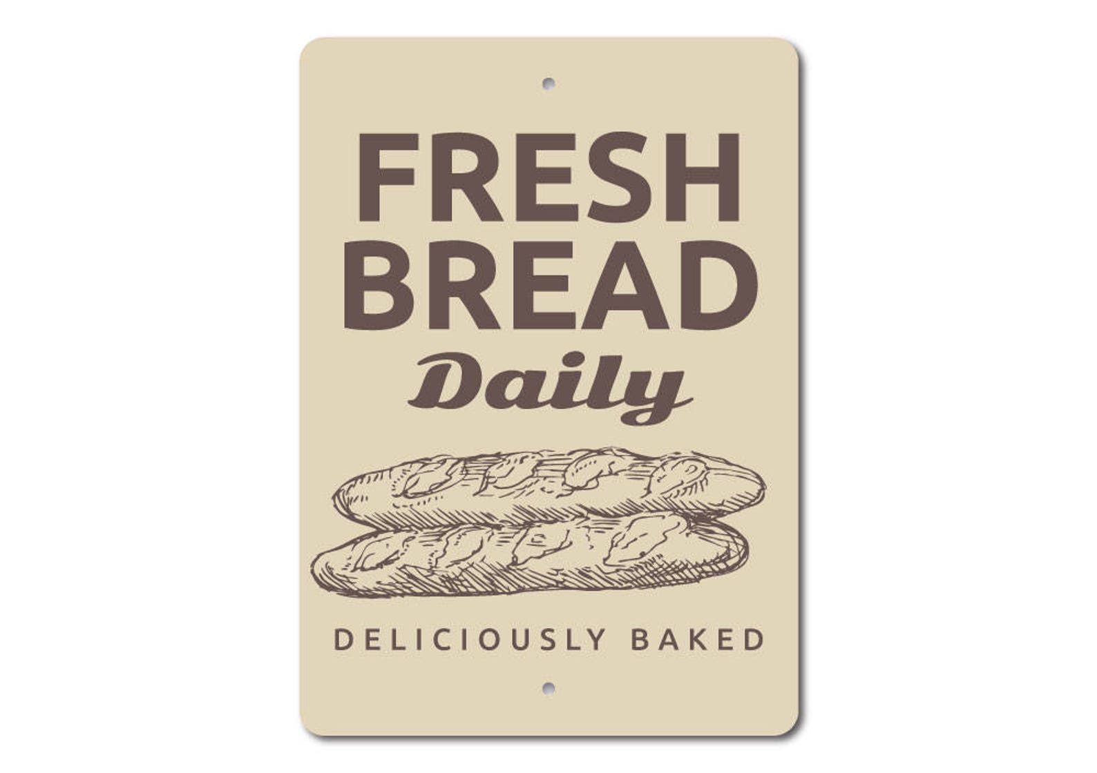 Fresh Bread Sign Bread Baker Gift Kitchen Bread Sign Metal - Etsy