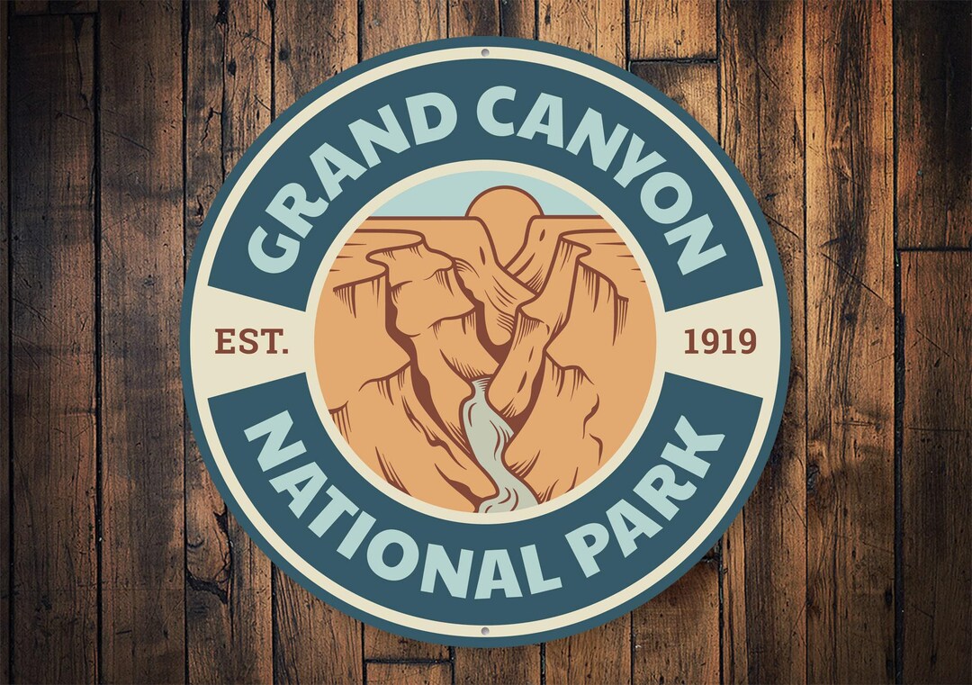 Grand Canyon Sign, Grand Canyon Decor, National Park Sign, Park Decor ...