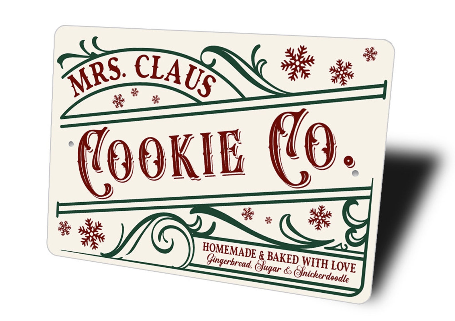 Mrs. Claus Cookie Co Sign Cookie Co Sign Christmas Cookie - Etsy