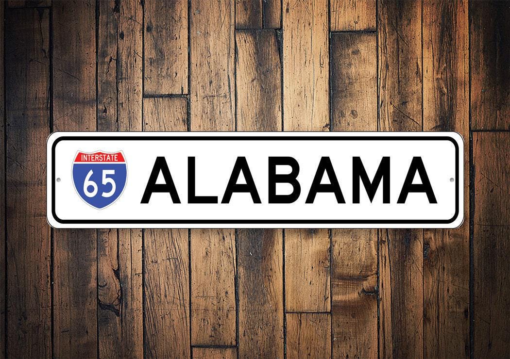 Alabama Interstate Sign, Alabama Highway Sign, Alabama Road Sign ...