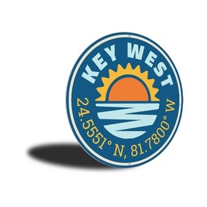 Key West Florida Sign, Key West Cords Sign, Florida Paradise Sign, Palm ...