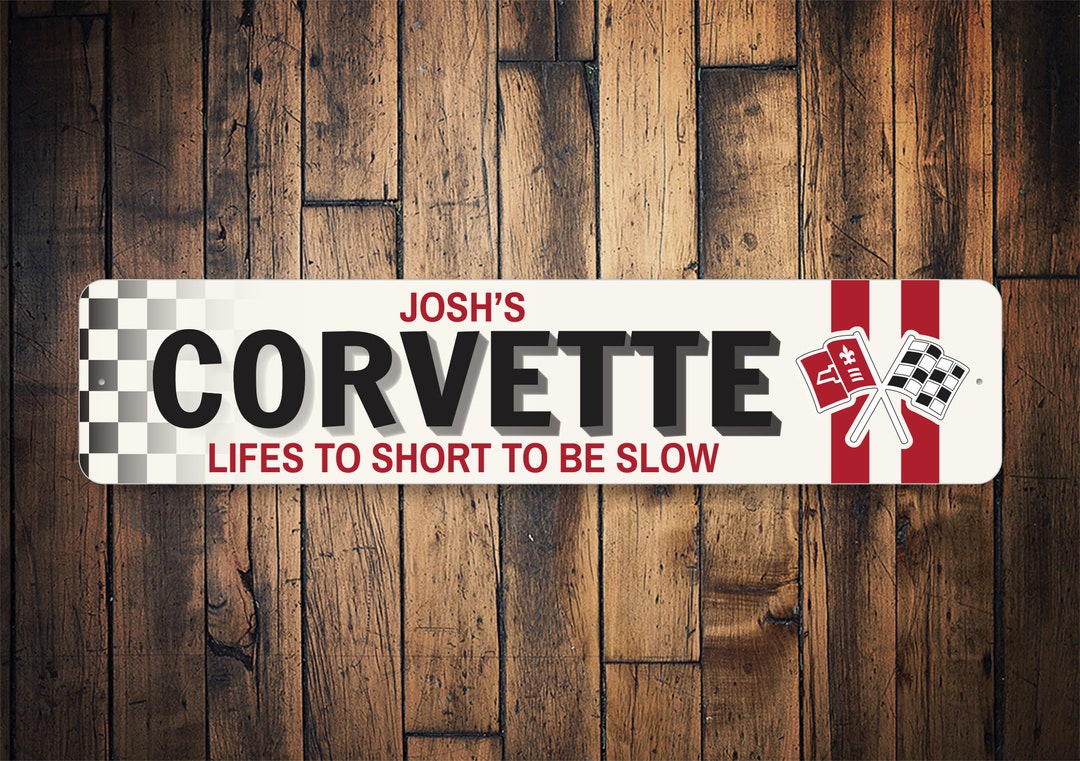 Vintage Corvette Race Gift, Corvette Racing, Corvette Race Garage ...