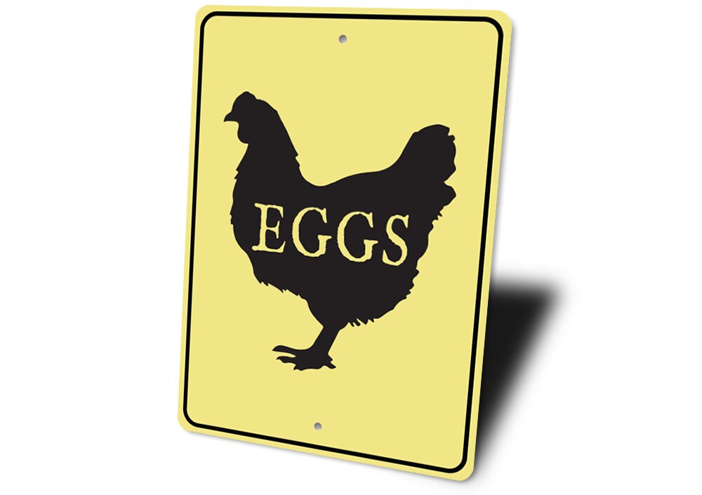 Chicken Egg Sign Sign for Chicken Coop Chicken Coops - Etsy