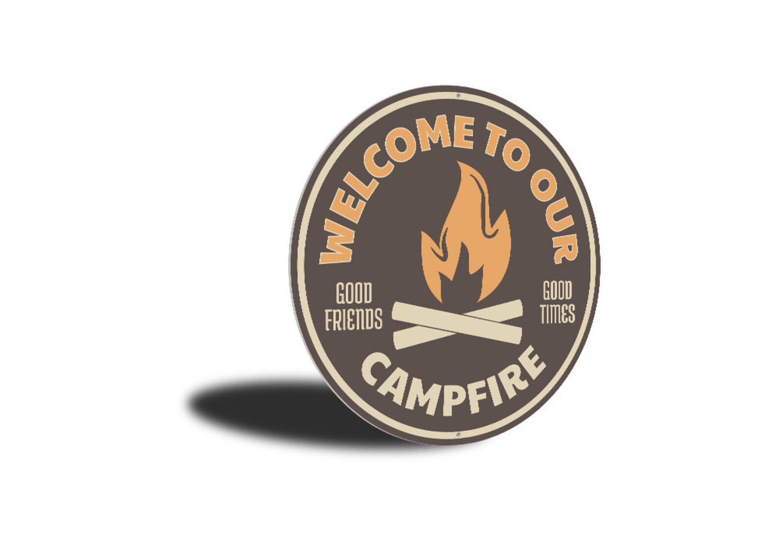 Welcome to Our Campfire Sign Campfire Decor Camping Sign - Etsy