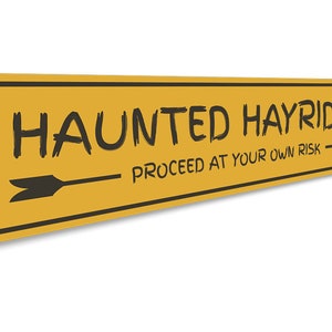 Haunted Hayride Sign, Hayride Adventures, Haunted Rides, Halloween Sign ...