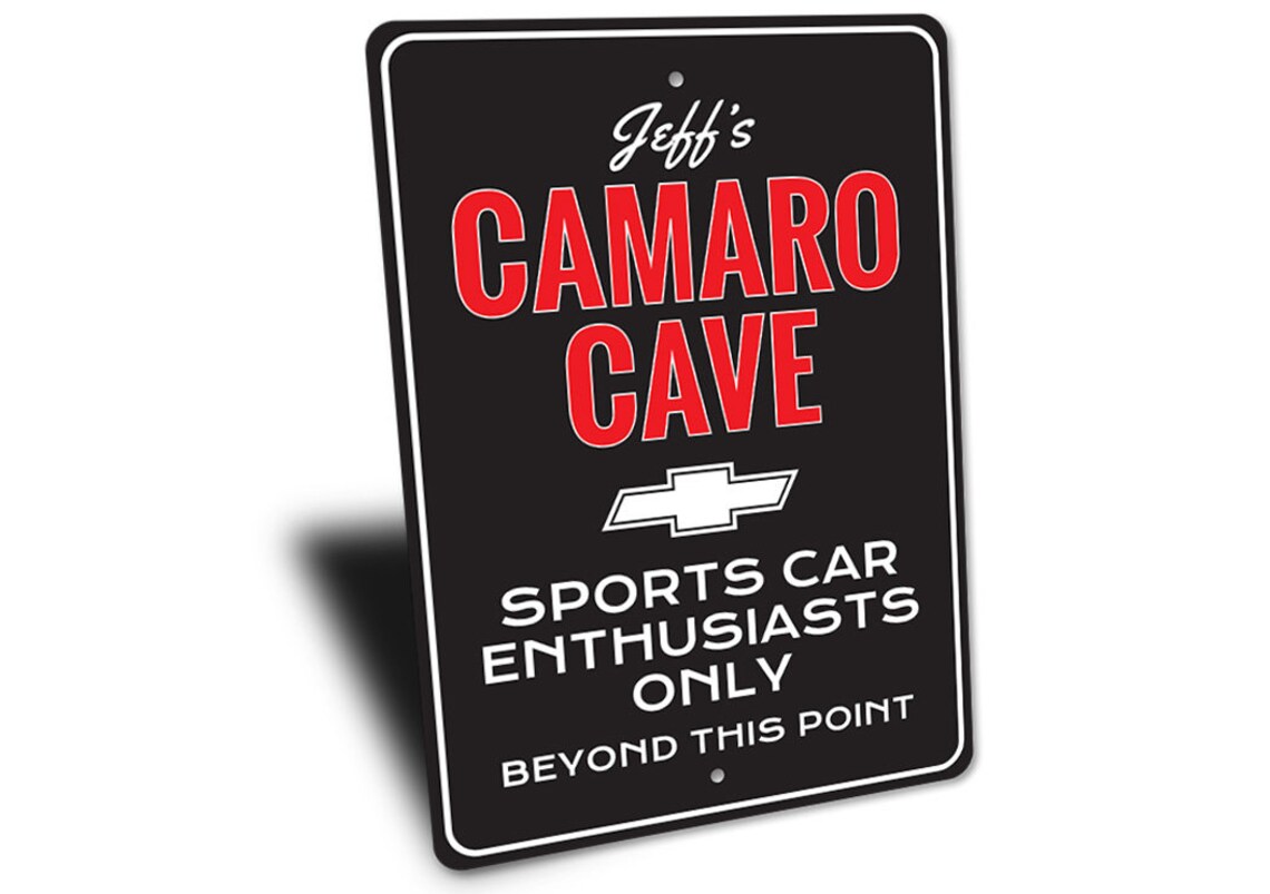 Camaro Cave Camaro Decor Classic Camaro Sign Camaro Garage | Etsy