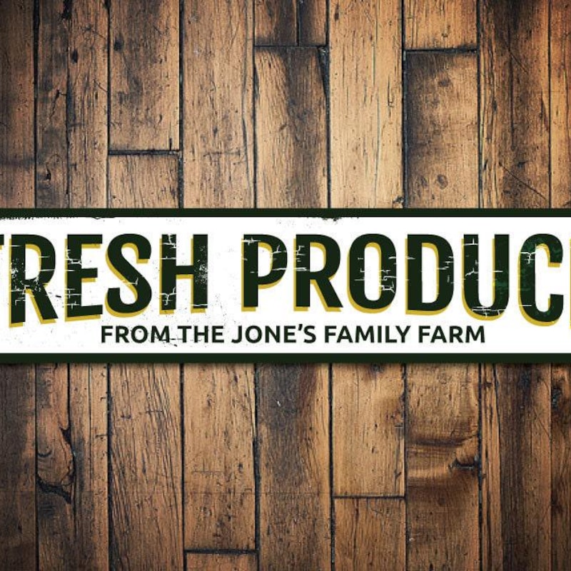 Produce Signs - Etsy