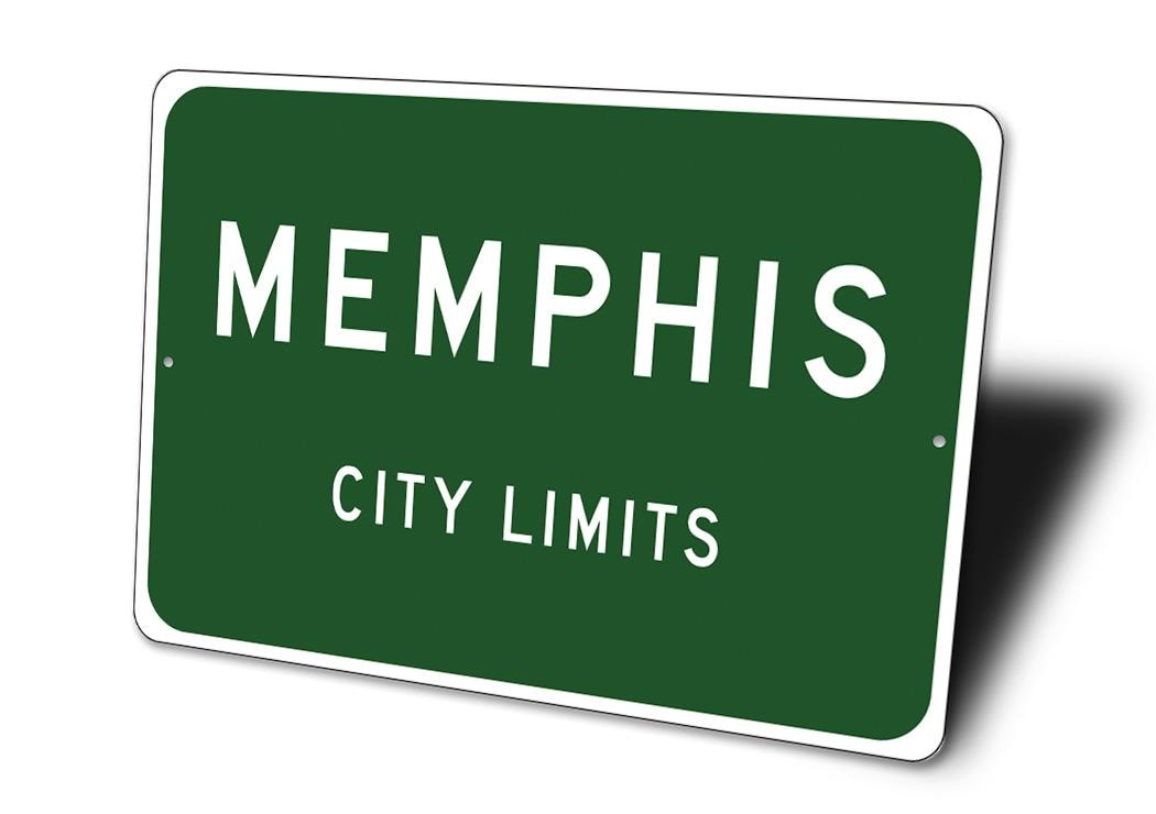 Memphis City Limits Sign, Memphis City Sign, Custom Location Sign ...