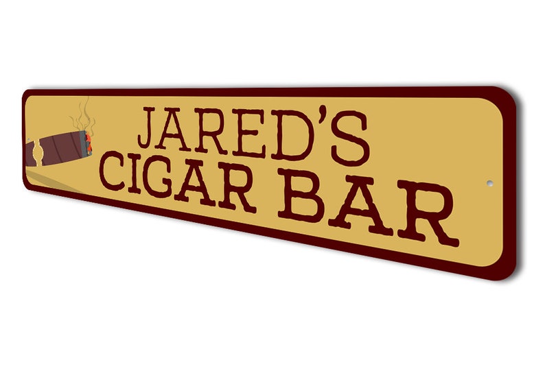 Custom Cigar Bar, Sign for Cigars, Cigar Lounge, Cigar Decor for Dad ...