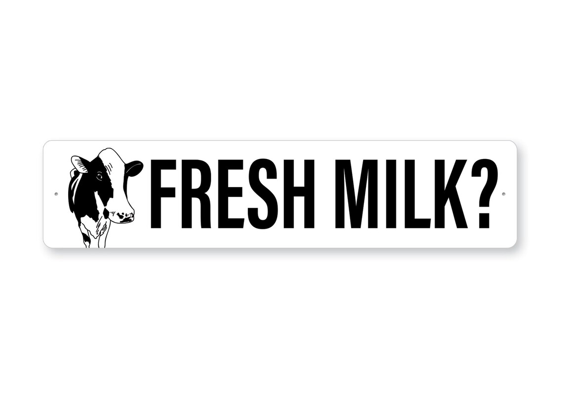 Fresh Milk Sign Cow Farmer Decor Decor for Farm Cow Milk - Etsy