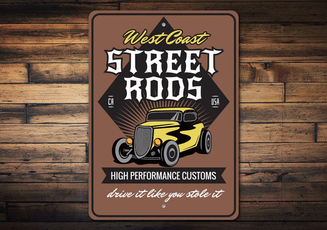 West Coast Hot Rods, Street Rods, Dads Garage, Garage Decor, Hot Rod ...