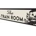 The Train Room Sign, Train Room, Train Wall Decor, Train Rooms, Custom ...