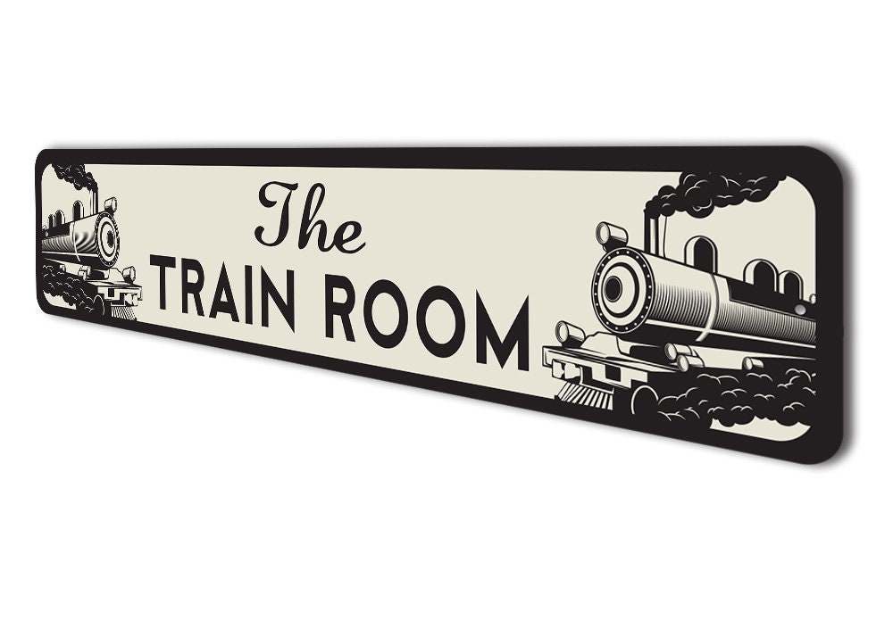The Train Room Sign Train Room Train Wall Decor Train - Etsy