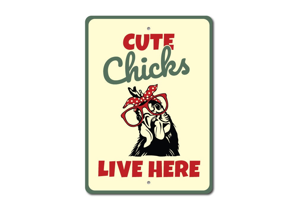 Cute Chicks Sign Sign for Chicks Farmers Coop Chicken Home - Etsy