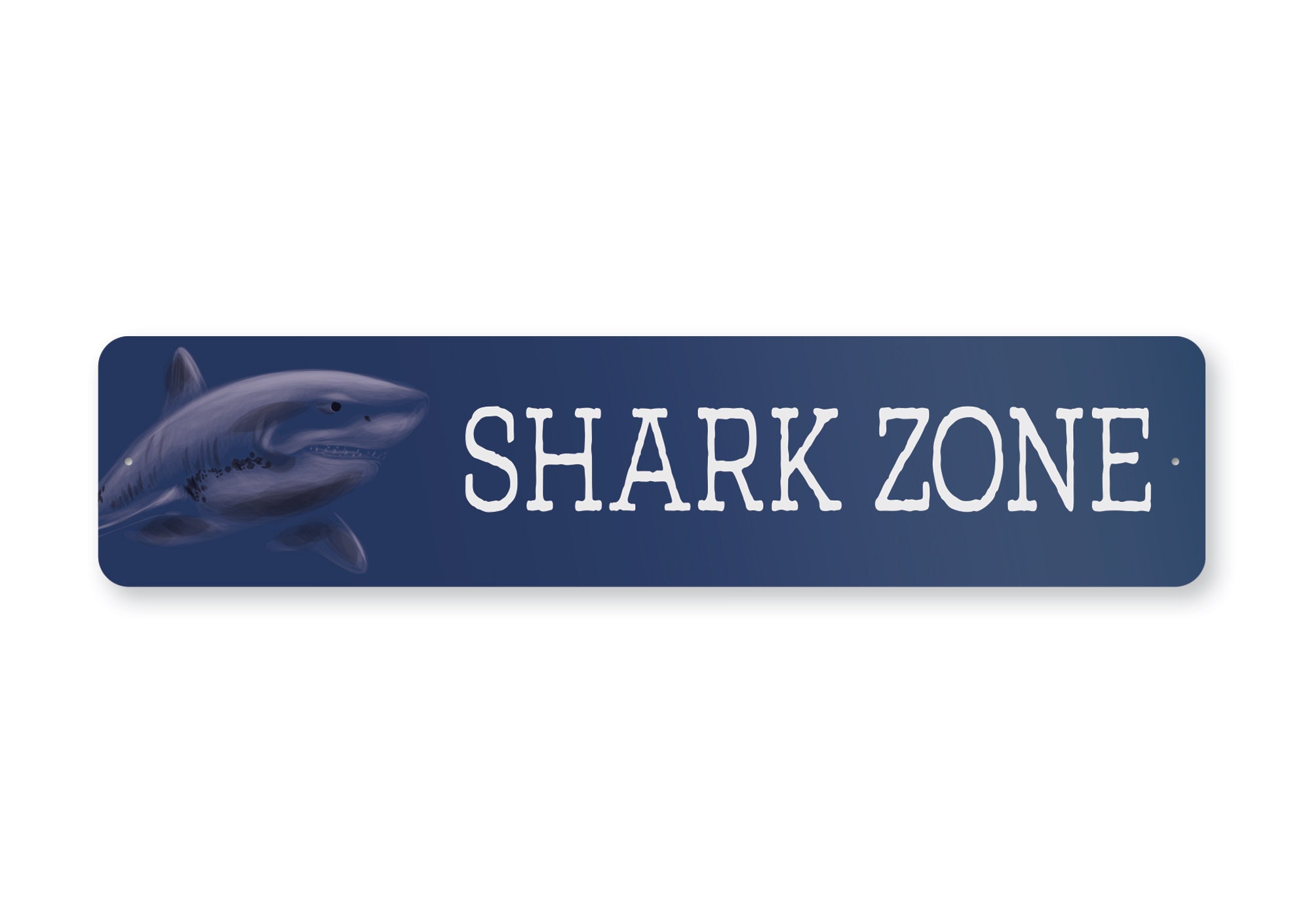 Shark Zone Sign Kid Shark Sign Shark Zone Shark Beach - Etsy