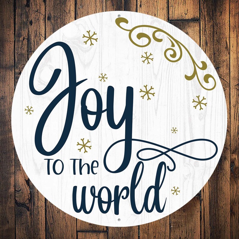 Joy Metal Sign - Etsy