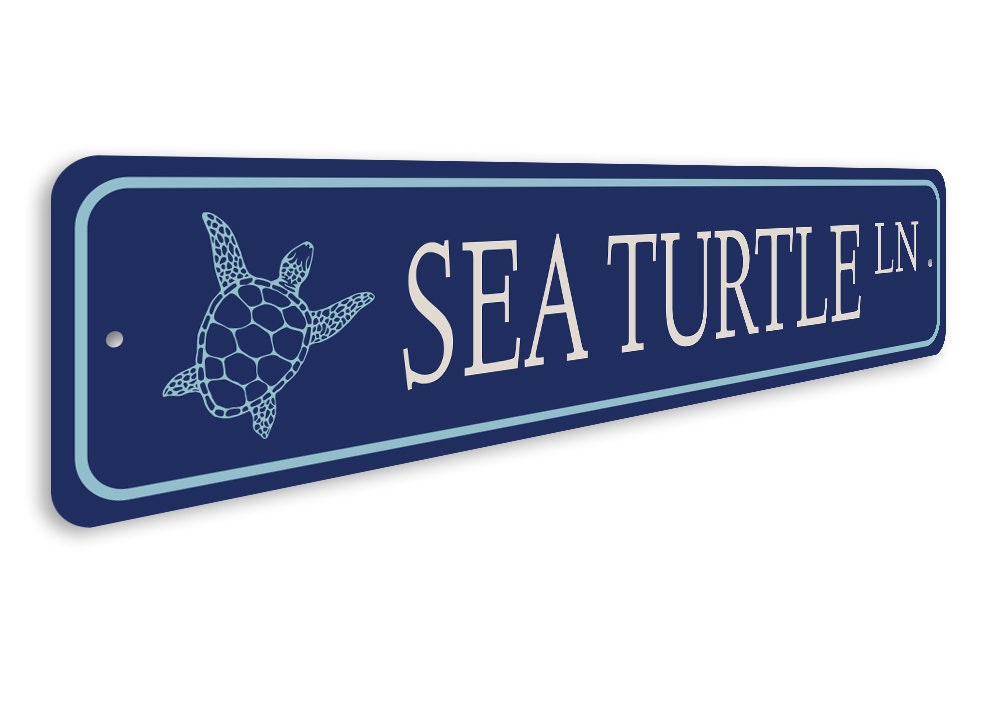 Sea Turtle Turtle Sign Sea Animals Ocean Life Beach Lover - Etsy