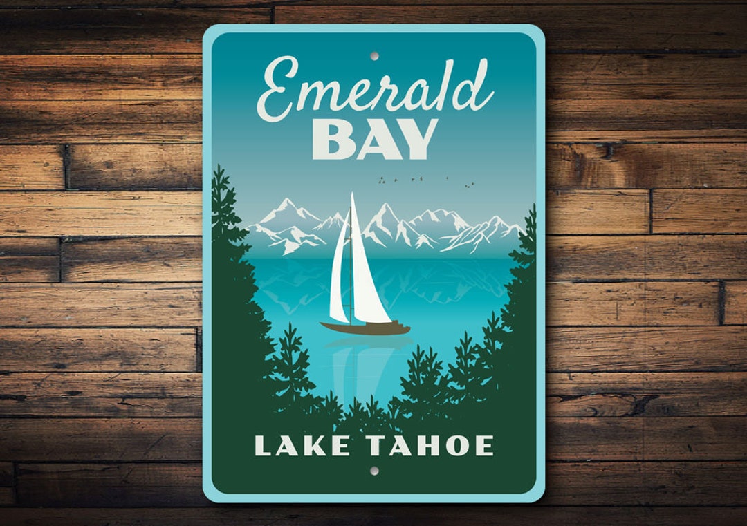 Emerald Bay Sign, Emerald Bay Life, Bay Living, by the Bay Sign, Bay ...