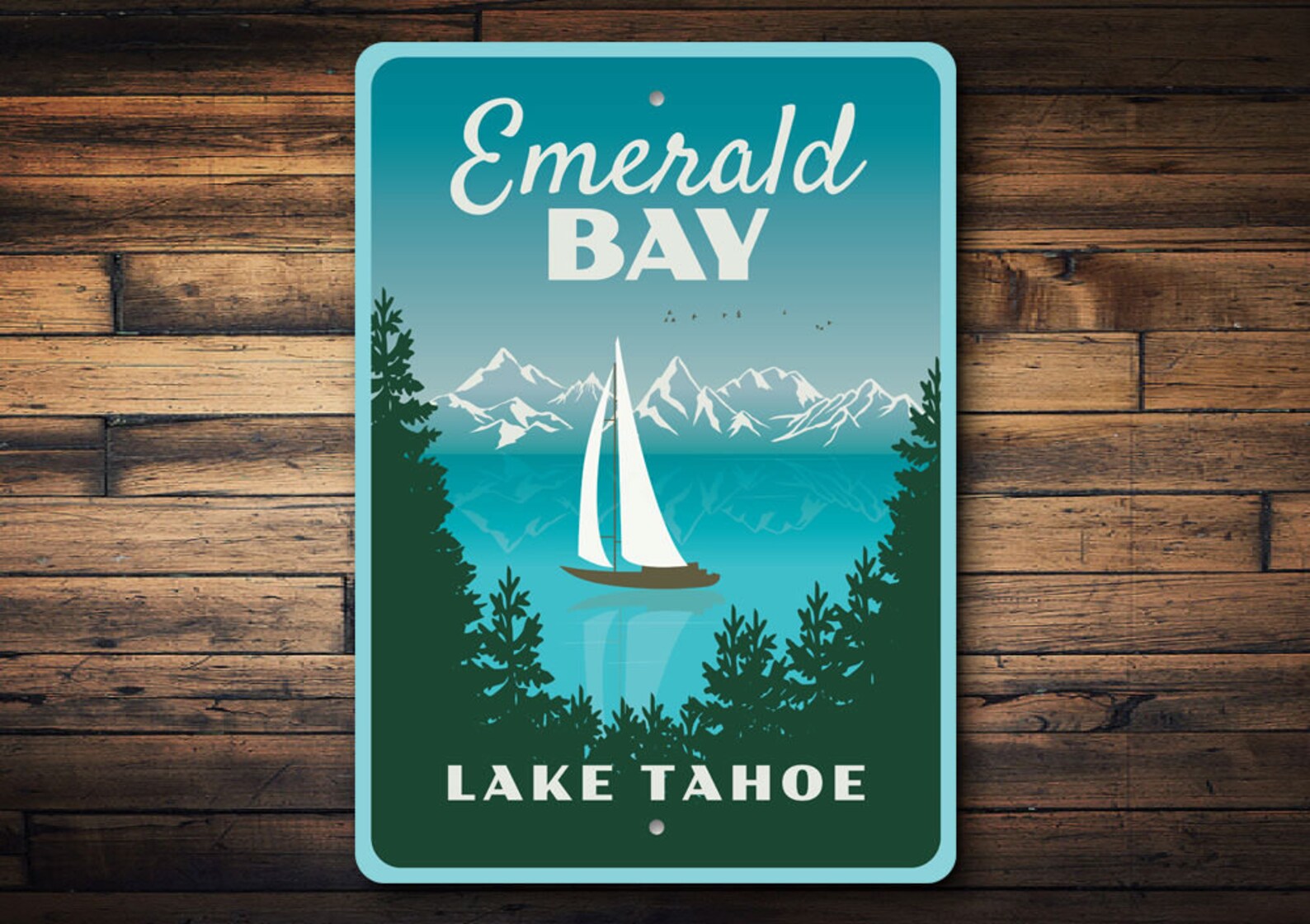 Emerald Bay Sign, Emerald Bay Life, Bay Living, by the Bay Sign, Bay ...