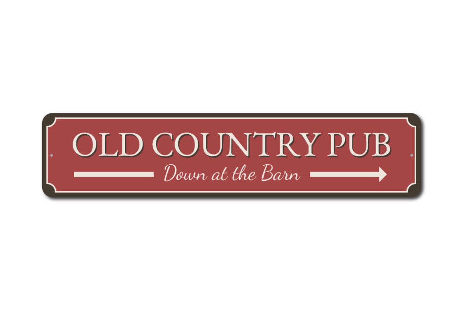 Country Pub Sign Country Pub Decor Farm Pub Sign Barn Pub | Etsy